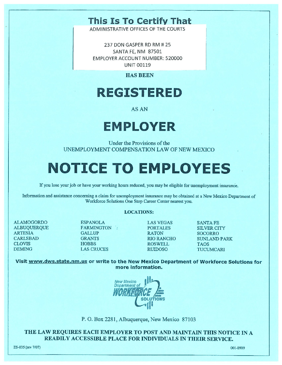 Free Unemployment Insurance Labor Law Poster 2024 58 OFF